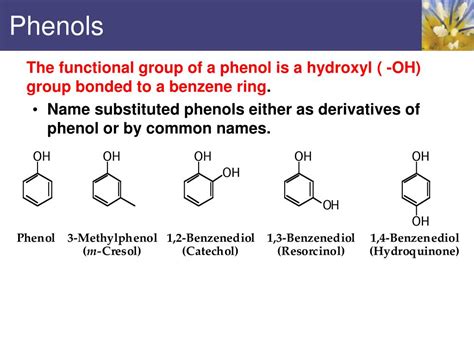 What Is A Phenol Functional Group At Barbara Arrowood Blog