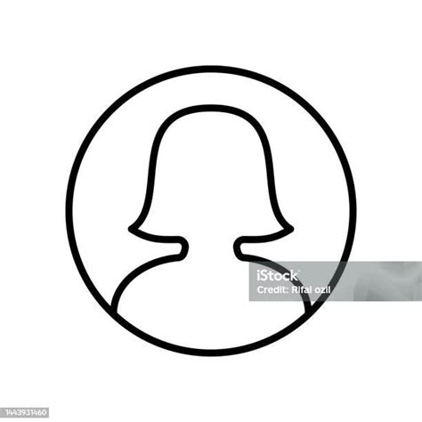 여자 프로필 사용자 아바타 아이콘 로고 디자인 벡터 템플릿 그림 기호 및 기호 픽셀 완벽 개념에 대한 스톡 벡터 아트 및 기타