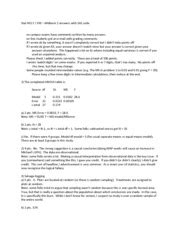 Exam Answers Full Stat F XWMidterm AnswerswithSAScode Generalpoints