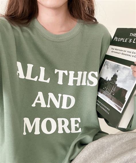 [봄ver🌸데일리] 일주일만 이가격🔥 루즈한 모어 프린팅 맨투맨 8p 이버유 에이블리