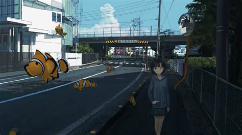 School Swimsuits Underpass Anime Girls Hd Wallpaper Rare Gallery