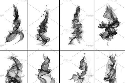 دانلود 22 براش دود و آتش فتوشاپ Smoke Photoshop Brushes تایم کد