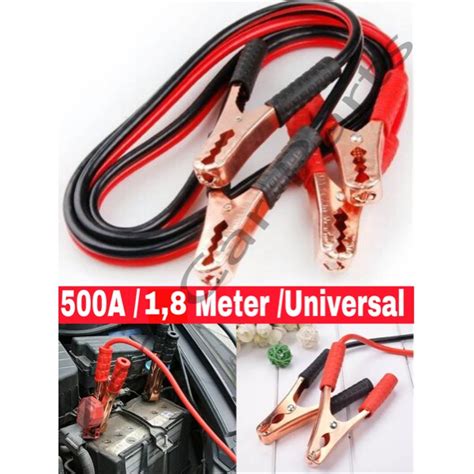 Jual Kabel Jumper Kabel Booster Untuk Baterai Aki Mobil 1 8m 500A Shopee Indonesia