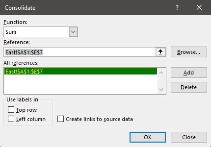Excel Worksheet Merge Using Consolidate Power Query Worksheets Library