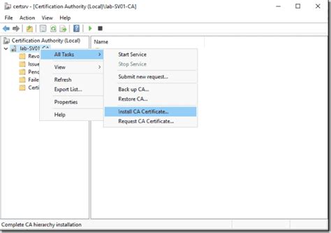Use OpenSSL Based Software XCA As Offline Root Certificate Authority For AD Certificate Services