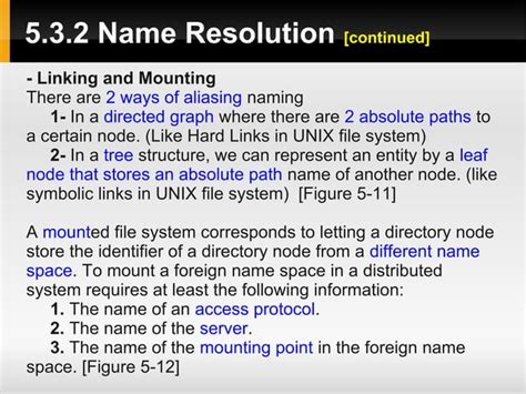 distributed systems naming ppt