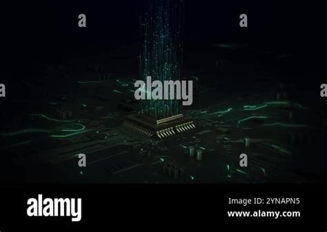 Integrated Communication Processor Cpu 5g Circuit Board Background Cpu