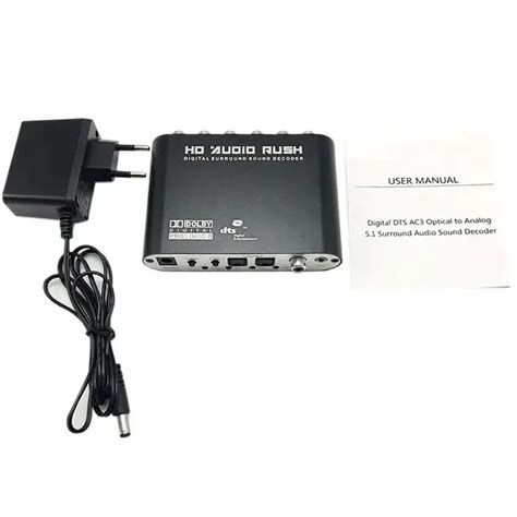 Dac Audio Decoder Board Dolb Toslink Digital To Analog Converter Home Theater System Dts