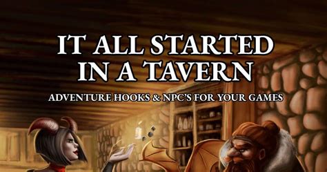 it all started in a tavern rpg item rpggeek