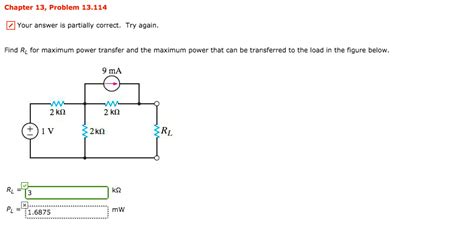 solved find rl for maximum power transfer and the maximum