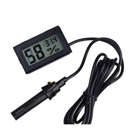 Hygrometer With Cable Measure Temperature Humidity With Cell Darazpk