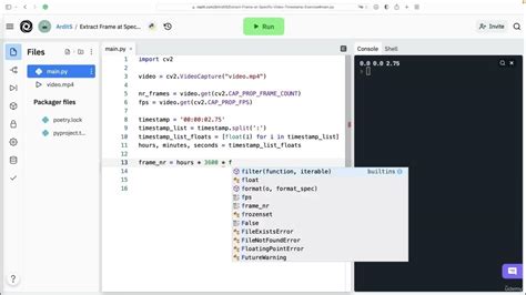 Solution Extract Frame At Specific Video Timestamp Automate