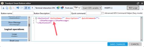 Smart Buttons GDS Variables