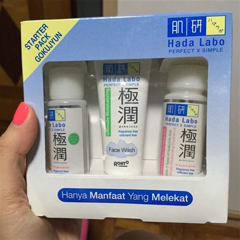 Hada Labo Startertravel Kit Moisturizing Beauty And Personal Care Face Face Care On Carousell