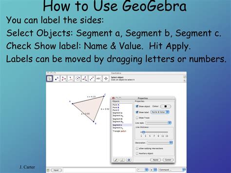 PPT GeoGebra 101 PowerPoint Presentation Free Download ID 881117