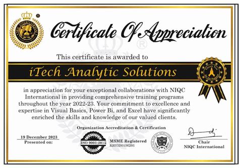 itech analytic solutions posted on linkedin