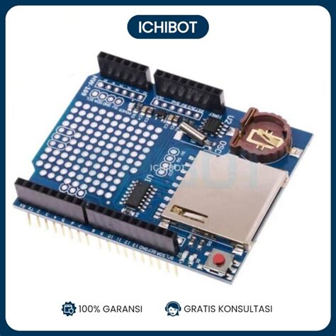 data logger module shield expansion uno r3 sd card rtc ds1307 ichibot