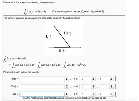 solved evaluate the line integral by following the given