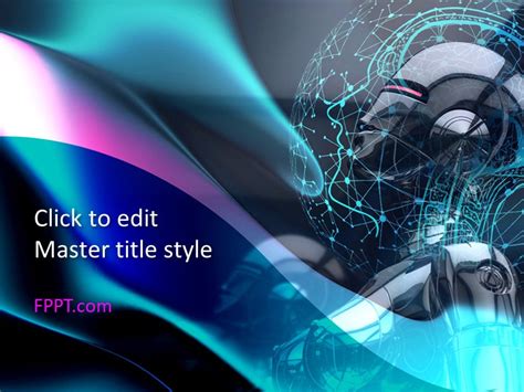 Free Dark Artificial Intelligence PowerPoint Template