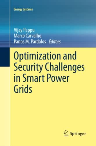 Optimization And Security Challenges In Smart Power Grids Energy Systems Pappu Vijay