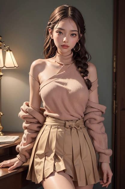 Premium Ai Image Fashion Model On The Street