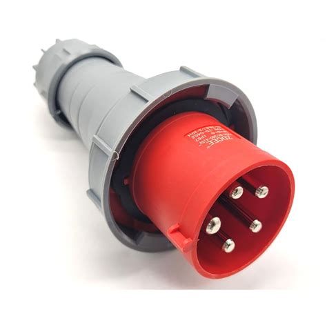 Gxmrhwy Iec60309 Cee Industrial Connector 125a 380 415v Plug 5 Pin