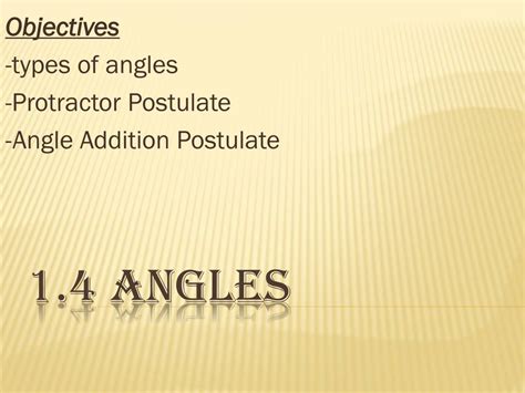 Ppt 14 Angles Powerpoint Presentation Free Download Id4521755