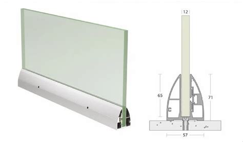 Kiona Kn 04a Continuous Railing Profile Aluminium Railing Continuous