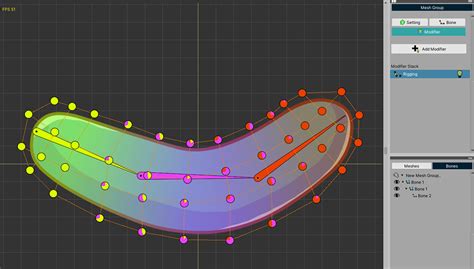 reversed scale of the rigged mesh