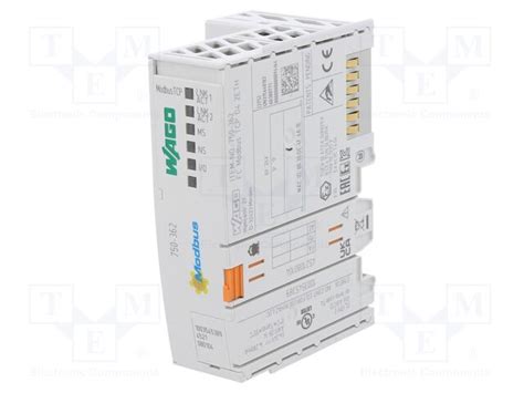 750 362 Wago Fieldbus Interface 24vdc For Din Rail Mounting Rj45