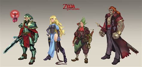 Artstation Legend Of Zelda X Castlevania Crossover