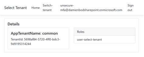 Switch Tenants In An Aspnet Core App Using Azure Ad With Multi Tenants Software Engineering