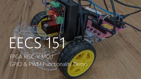 Eecs151 Xilinx Fpga Based Risc V Mcu Driving Motor With Gpio And Pwm Youtube