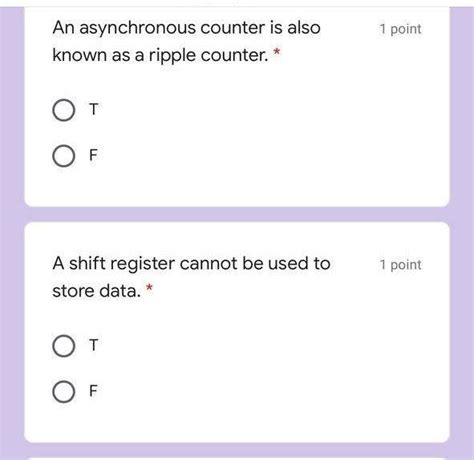 Solved An Asynchronous Counter Is Also Point Known As A Chegg