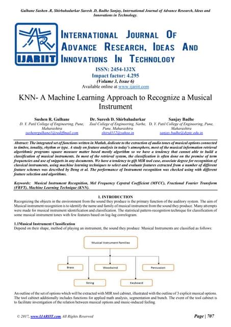 Design And Analysis System Of Knn And Id3 Algorithm For Music Classification Based On Mood