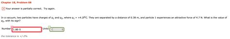 Solved Chapter 18 Problem 08 Your Answer Is Partially