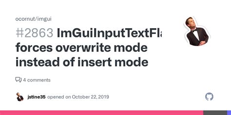 imguiinputtextflags alwaysinsertmode forces overwrite mode instead of