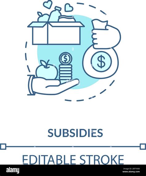 Subsidies Concept Icon Stock Vector Image And Art Alamy