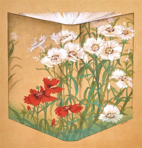 책가도 패랭이꽃 일러스트레이션 파인아트 예술 그림 페인트 그린 꽃