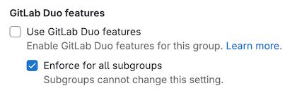 Control GitLab Duo Availability GitLab
