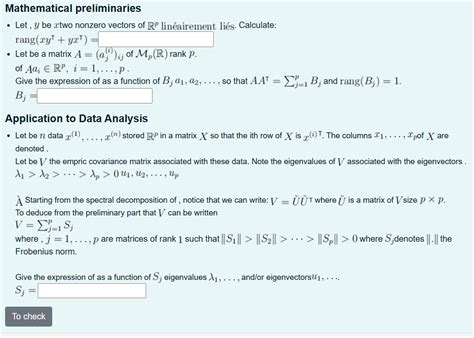 Solved Mathematical Preliminaries Let Y Be X Two Nonzero