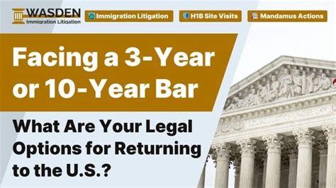 Facing A U S Re Entry Bar Learn How I 212 Can Help You Return Legally By Jonathan Wasden