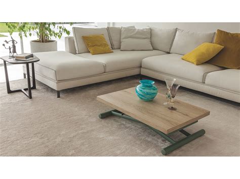 Amélie Compacte Table Basse Relevable Pour Espaces Réduits