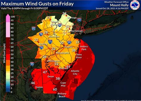 N J Weather Update On Rain Forecast Wind And Flood Warnings Timing