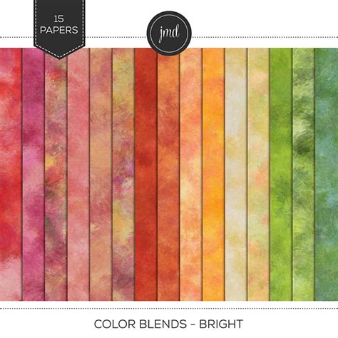 Color Blends Bright Digital Art