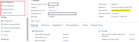 Azureportal Enable Static Website On Azure Storage Not Showing In The