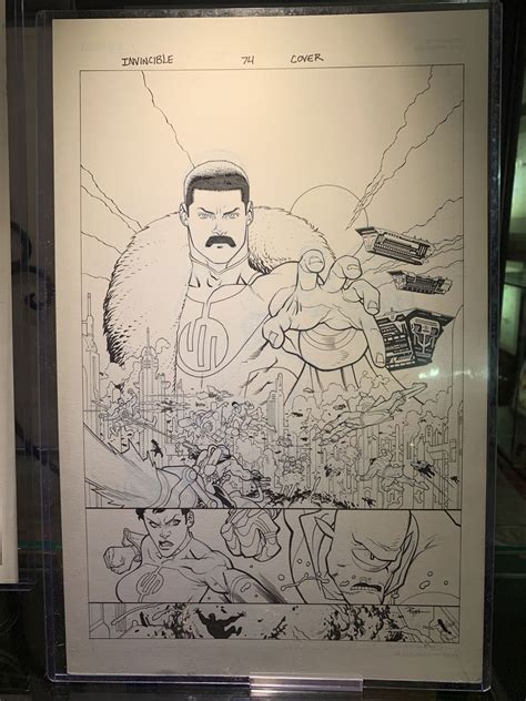 Invincible 74 Cover By Ryan Ottley Viltrumite War Introduces Thragg