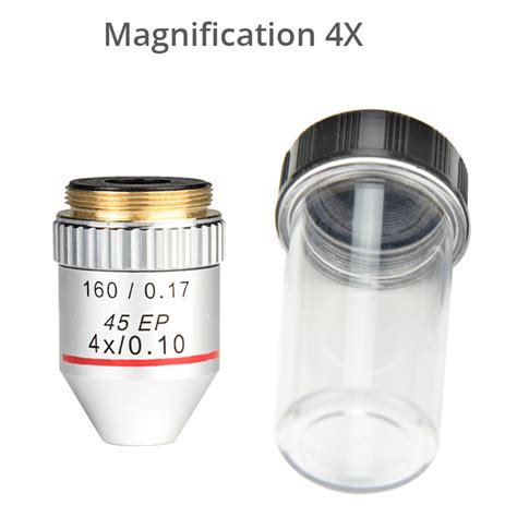 Semi Plan Achromatic Objective Lens 195 Mm Conjuga Grandado