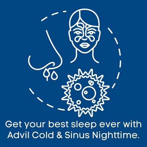 Buy Advil Cold And Sinus Nighttime Caplets For Nighttime Cold And Sinus