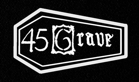 45 Grave Logo 4x7 Printed Patch